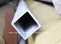 China Bright Finish Square Shaped Stainless Steel Welded Tube , Weldable Steel Tubing for sale