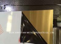 China Yellow Ti 304 Stainless Steel Surface Finish Corrosion Resistance For Decoration for sale