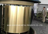 China Yellow Ti 304 Stainless Steel Surface Finish Corrosion Resistance For Decoration for sale