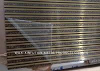 China 304 Stainless Steel Slit Edge Plate Decorative Surface Finish Rose Golded for sale