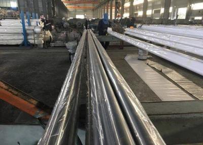 China Round Shaped Polished 316 Stainless Steel Pipe / Tubing Welding For Exhaust for sale