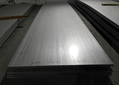 China Brushed Stainless Steel Hot Rolled Plate , 4mm Stainless Steel Sheet NO 1 for sale