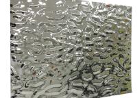 China 6mm Decorative  Water Ripple Stainless Steel Sheet Ceiling Wall Panels for sale