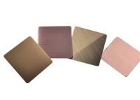 China Mirror Ti Gold Cold Rolled Hairline Stainless Steel Sheet Coil for sale