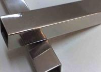 China 3.0mm Rectangular Hollow Stainless Steel Welded Tube Bright Surface for sale