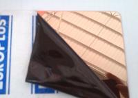 China 0.3mm PVD Coated Sheets Mirror Golden Stainless Steel Surface Finish for sale