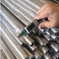 China 201 SS Round Pipe Tube ERW Welding Line Type Matte Mirror Stainless Steel Tubing for sale