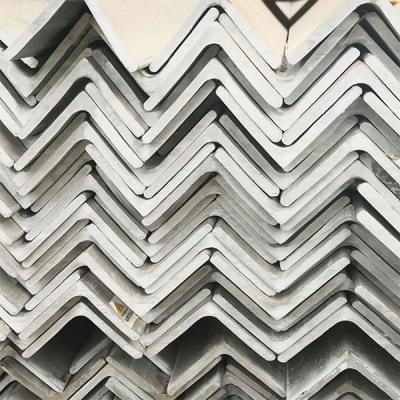 China AISI 201 Stainless Steel Profiles Angle Bar Plckled White 6m Lenght for sale