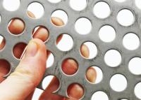 China Stainless Steel Building Facades Perforated Wire Mesh 5mm Hole 3.0mm Thick for sale