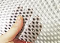China Galvanized / Black 1mm Thin Perforated Wire Mesh Metal Sheet Round / Rectangular Hole for sale