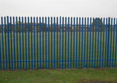 China 50mmx50mm Low Carbon Steel Palisade Fencing W Type Security For Residential for sale
