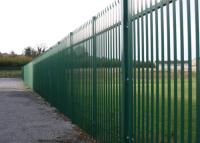 China 50mmx50mm Low Carbon Steel Palisade Fencing W Type Security For Residential for sale