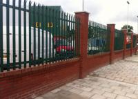 China PVC Coated Mid Steel Metal Palisade Fencing W Pale 65mm  High Rigidity for sale