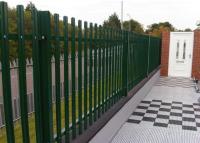 China Triple Point Garden Galvanized Palisade Fencing W Pale 65mm for sale