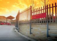 China Galvanized Euro W Pale 70mm Steel Palisade Fencing 1.8*2.75m For Residential for sale