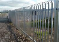 China 6mm Garden Galvanized Palisade Fencing W Pale 65mm Iso 9001 for sale