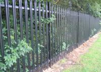 China Border Garden Europe Galvanised Steel Palisade Fencing 2.4m Height for sale