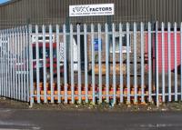 China Border Garden Europe Galvanised Steel Palisade Fencing 2.4m Height for sale