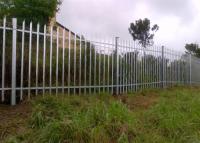 China Europe Single Point Q235 Steel Palisade Fencing 2.0m Height For Residential for sale