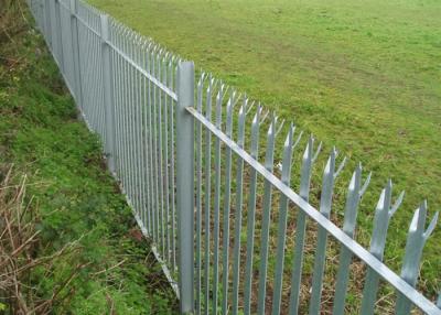 China Euro Pvc Coated 1.8*2.75m Steel Palisade Fence W Pale For Garden for sale