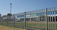 China 65mm W Pale 3mm Steel Palisade Fencing Euro Metal For Residential for sale