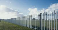 China Low Carbon Gi Steel Palisade Fence With Triple Point 2.5mm For Garden for sale