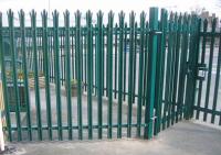 China 40mm X 40mm Steel Palisade Fence Garden Residential Security 2.4m for sale