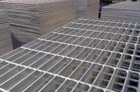 China Serrated Galvanized Rebar Grating Pressed 32*5mm  Stair Tread Grating for sale