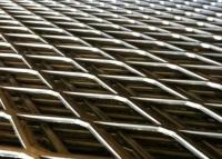 China Galvanized Expanded Metal Mesh Sheet For Security 30 * 60mm Hole OEM for sale