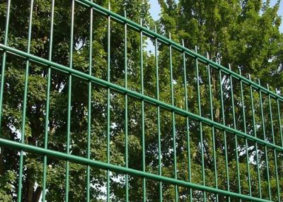 China Rectangular Post 8/6/8mm Brc Mesh Fencing Green / Black / Gray for sale