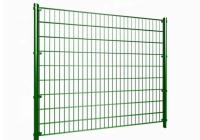 China Low Carbon Steel Pvc Coated Double Loop Wire Fencing 50mm X 200mm Mesh Size for sale