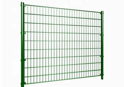 China Low Carbon Steel Pvc Coated Double Loop Wire Fencing 50mm X 200mm Mesh Size for sale