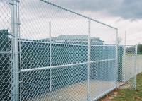 China Low Carbon Steel Temporary Cyclone Fencing Height 1.5-3m For Construction for sale