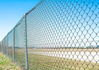 China Powder Coating 5.0mm Moveable Chain Link Fence For Garden Application for sale