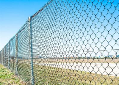 China Powder Coating 5.0mm Moveable Chain Link Fence For Garden Application for sale