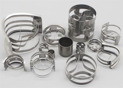 China Ss 316 Metal Pall Rings Packing For Gas Scrubbing 38mm*38*0.6mm Iso9001 for sale