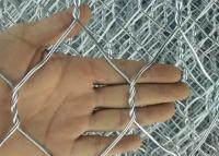 China Low Carbon Iron Gabion Wire Mesh Hole 60x80mm Anticorrosion for sale