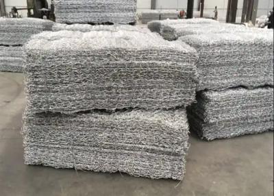 China Square Hole Pvc Coated Gabion Box Zinc Coated 220-270g for sale