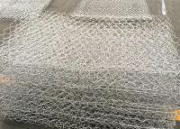 China Twisted Gabion Wire Mesh Hole 60x80mm / 80x100mm / 100x120mm for sale