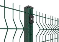 China Round Posts Welded Mesh Fencing Triangle Garden 1.5m Height for sale