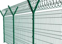 China 1.23m Height Triangle Fence Panel With 3.5mm Wire Diameter And Customizable Length for sale