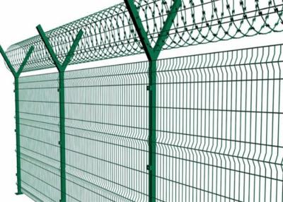China 1.23m Height Triangle Fence Panel With 3.5mm Wire Diameter And Customizable Length for sale