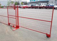 China 2.1x2.4m Low Carbon Steel Temporary Mesh Fencing 50x75mm Mesh Hole for sale