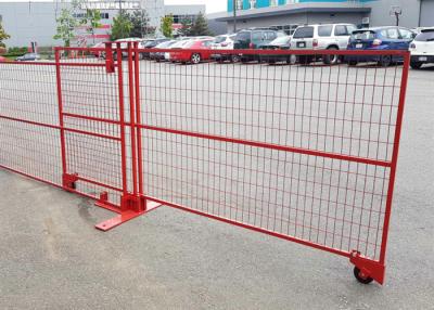 China 2.1x2.4m Low Carbon Steel Temporary Mesh Fencing 50x75mm Mesh Hole for sale
