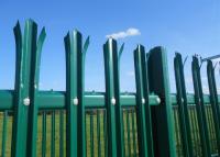 China PVC Coated Security Palisade Fence W Pale 2.1*2.4m For Residential for sale