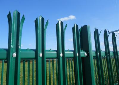 China PVC Coated Security Palisade Fence W Pale 2.1*2.4m For Residential for sale
