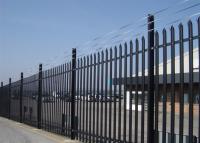 China Galvanised Steel Security Palisade Fencing W Section 2.5*2.75m for sale