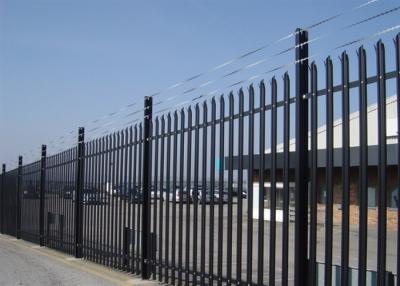China Galvanised Steel Security Palisade Fencing W Section 2.5*2.75m for sale