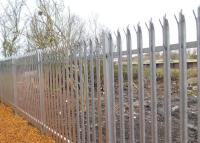 China Galvanized D Pale Steel Palisade Fencing 1.8*2.4m for sale