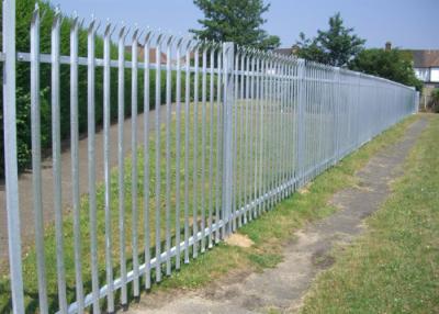 China Galvanized Angle Bar Steel Palisade Fence For Security D Pale for sale